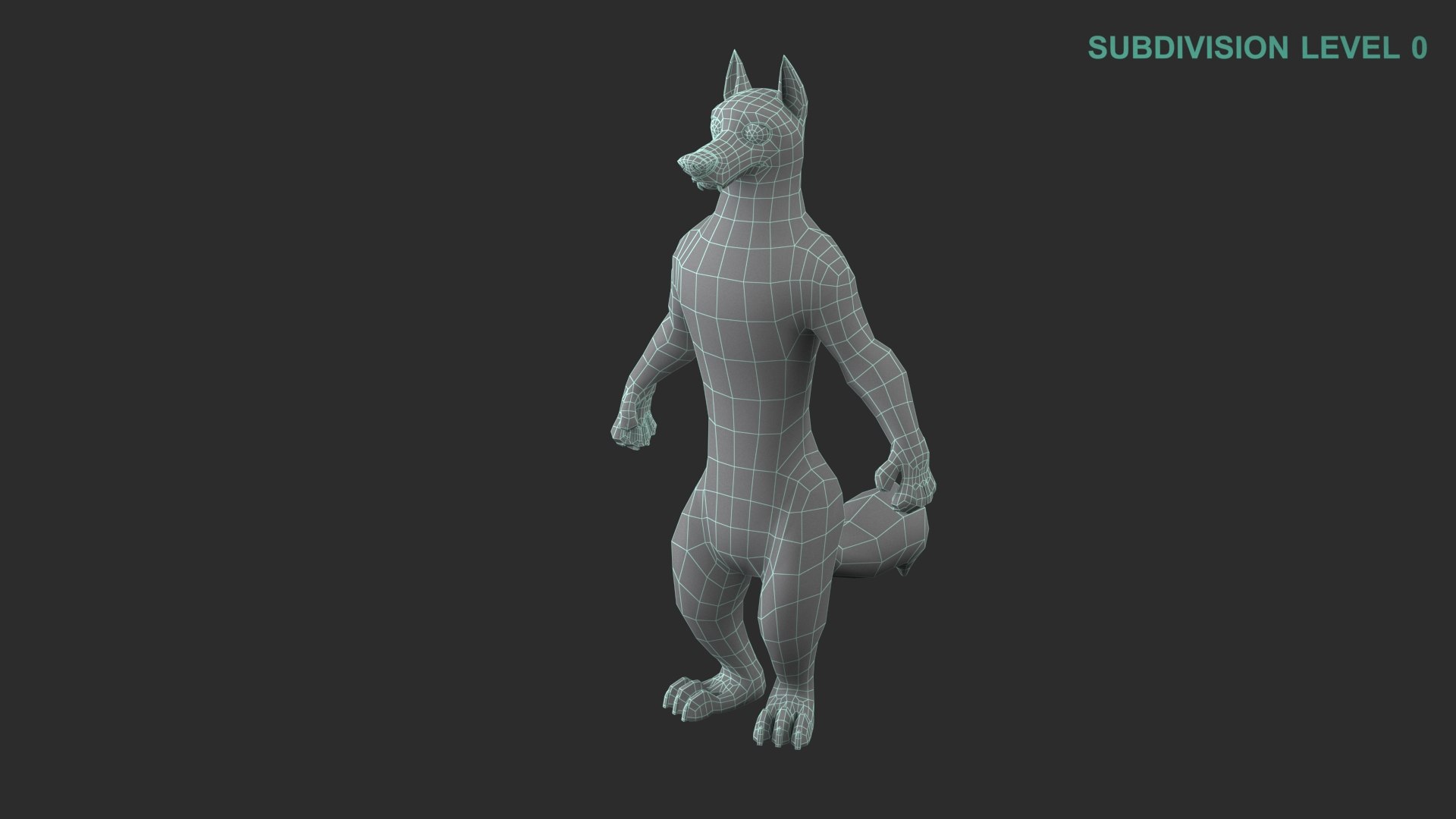 Cartoon Wolf Character 3D Model - TurboSquid 2107129