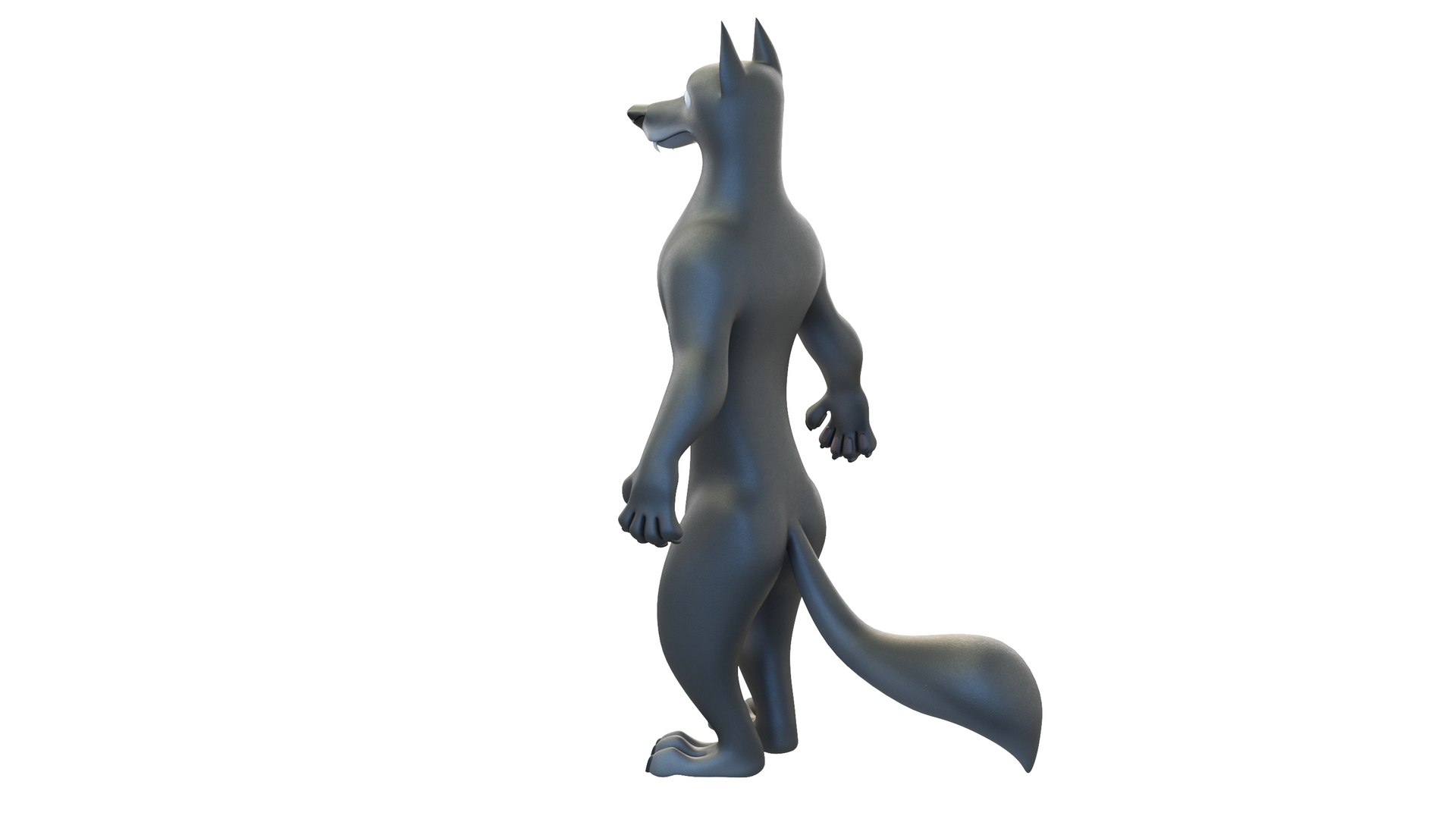 Cartoon Wolf Character 3D Model - TurboSquid 2107129