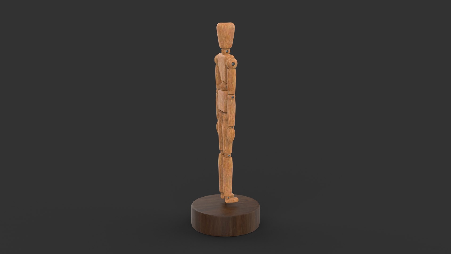 Wooden Mannequin 3D Model 3D Model - TurboSquid 2375225