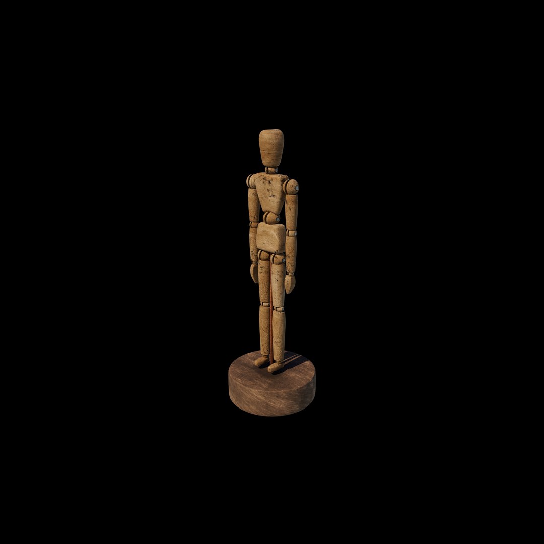 Wooden Mannequin 3D Model 3D Model - TurboSquid 2375225