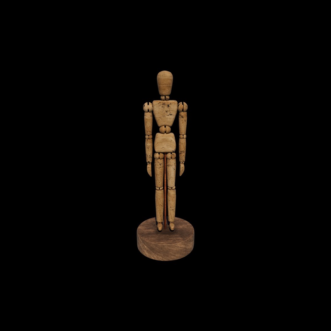 Wooden Mannequin 3D Model 3D Model - TurboSquid 2375225