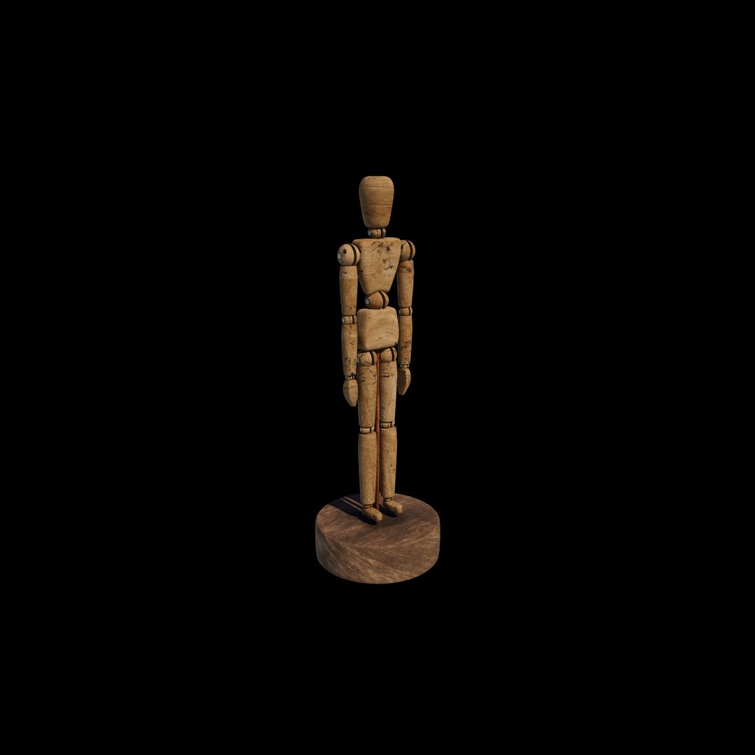 Wooden Mannequin 3D Model 3D Model - TurboSquid 2375225