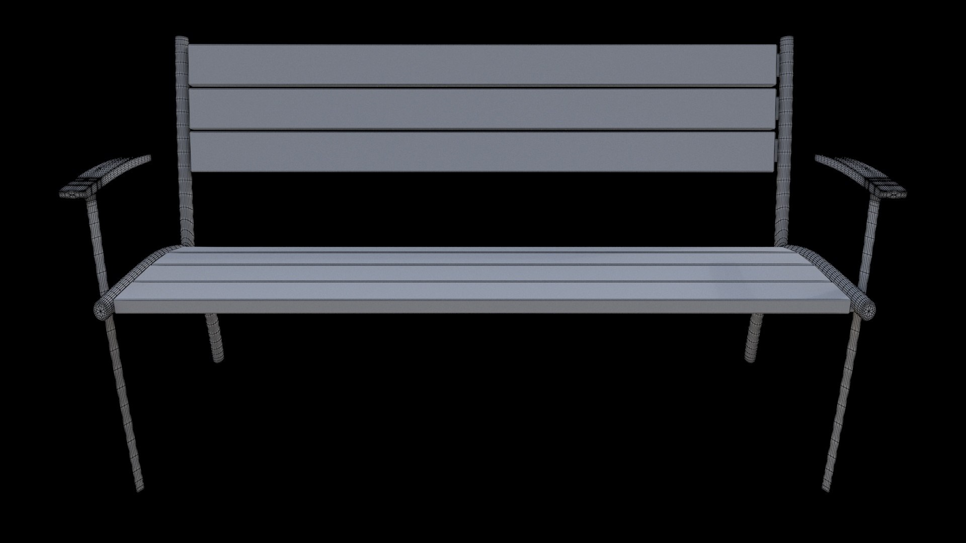 Melbourne CBD_bench 3D Model - TurboSquid 2313497