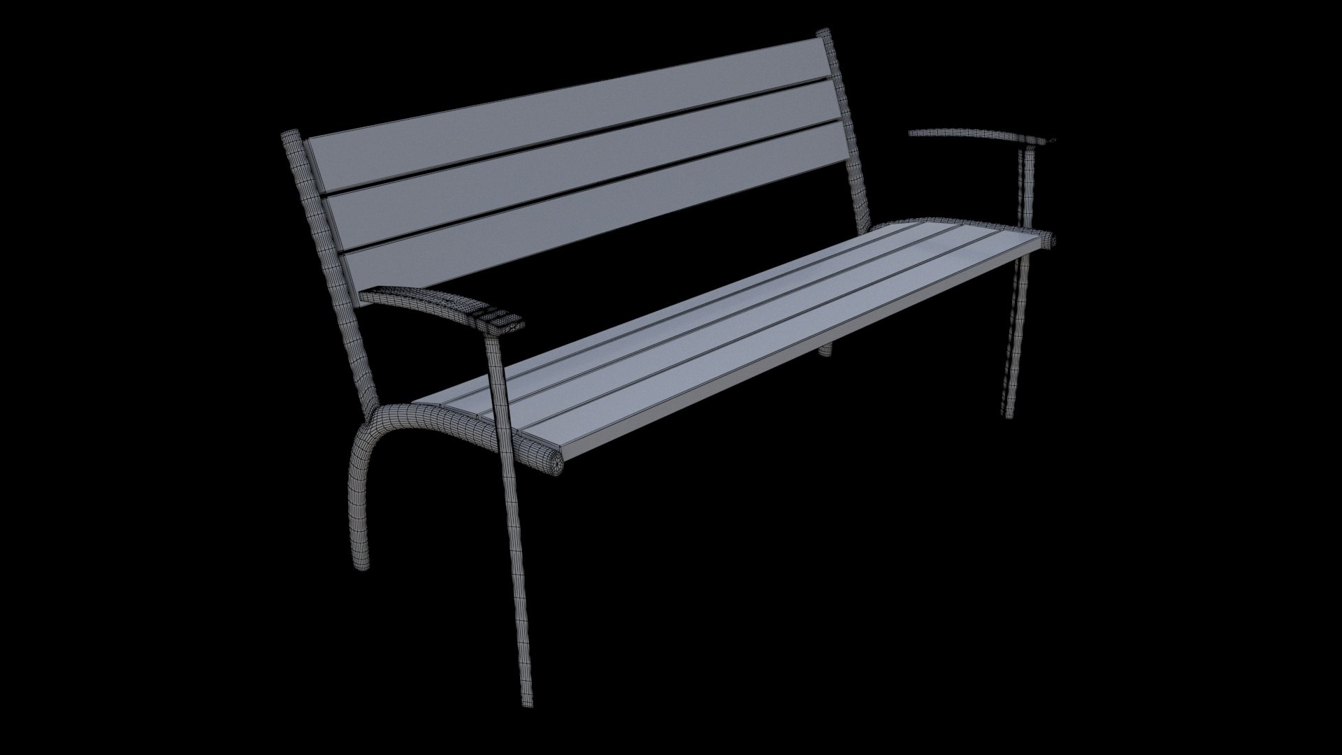 Melbourne CBD_bench 3D Model - TurboSquid 2313497