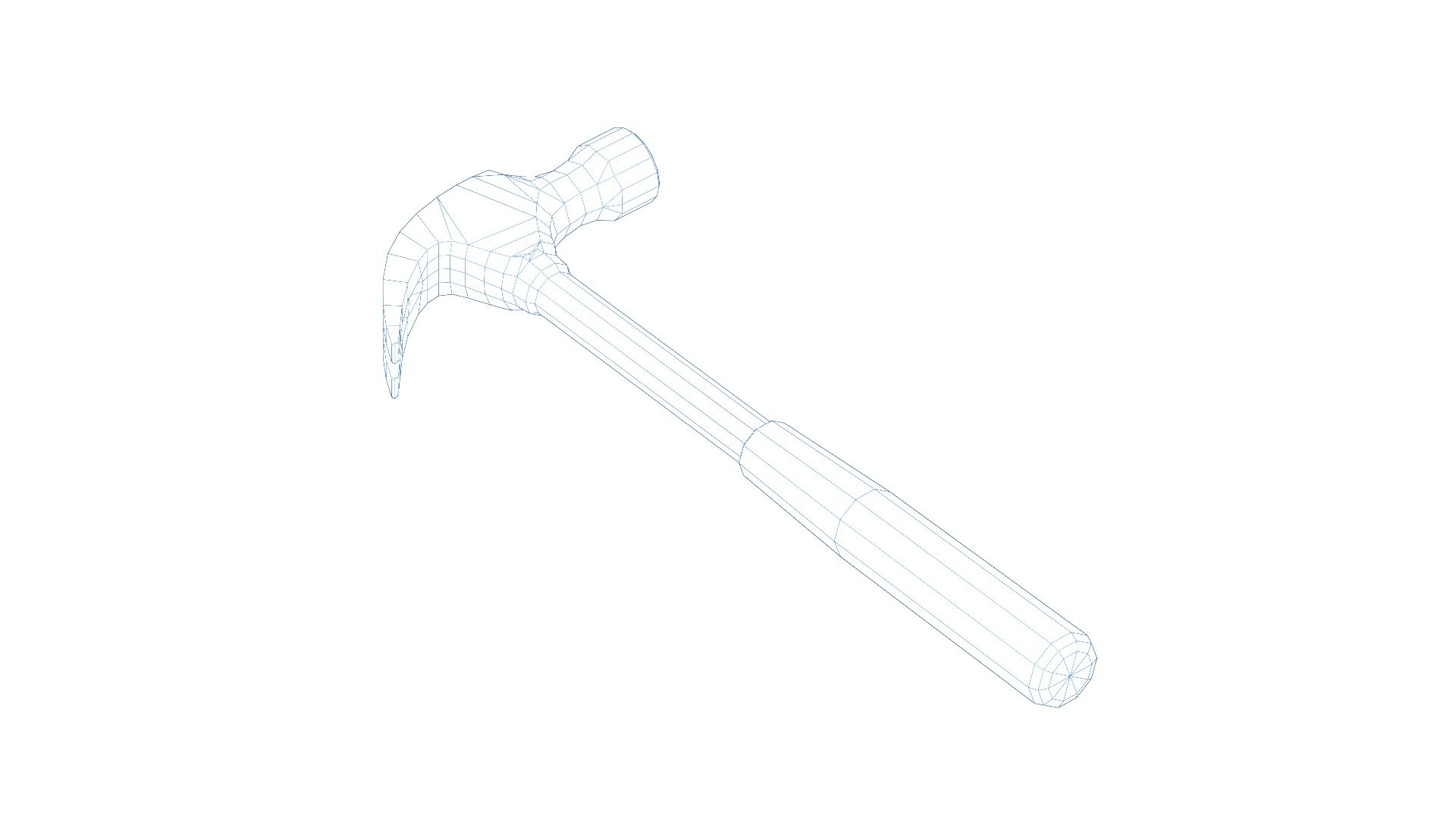 Hammer Low Poly 3D Model - TurboSquid 2065142
