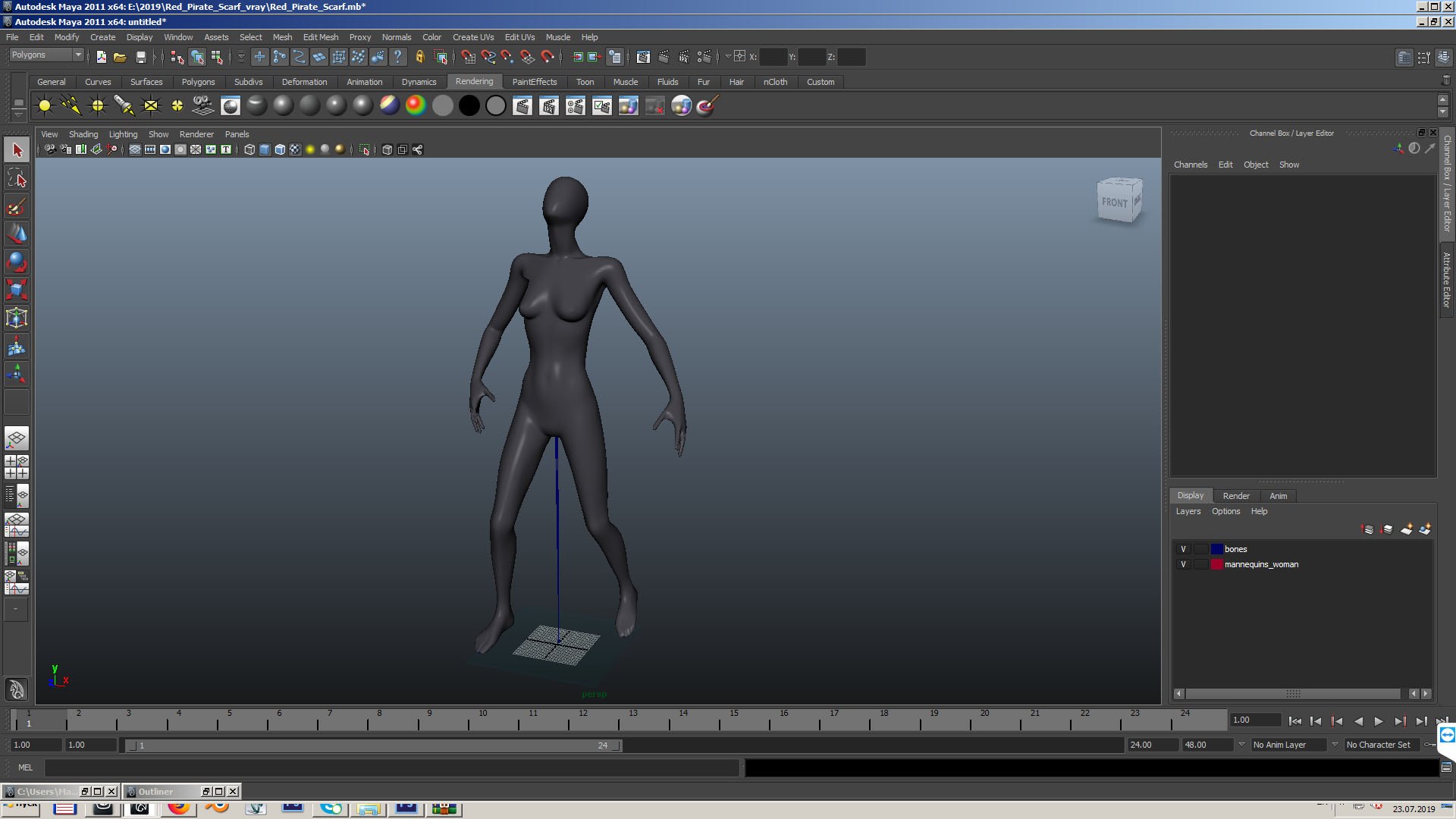 Female dark grey mannequin 3D model - TurboSquid 1434937