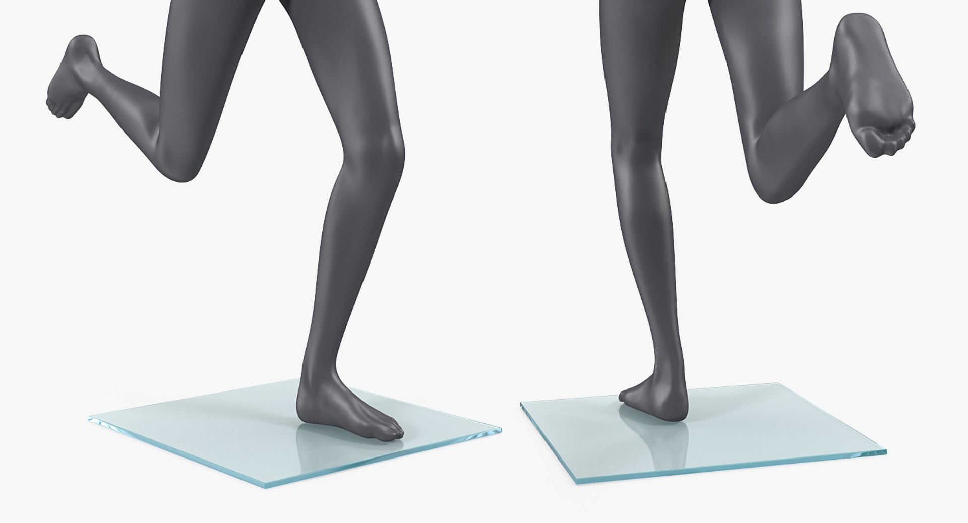 Female dark grey mannequin 3D model - TurboSquid 1434937