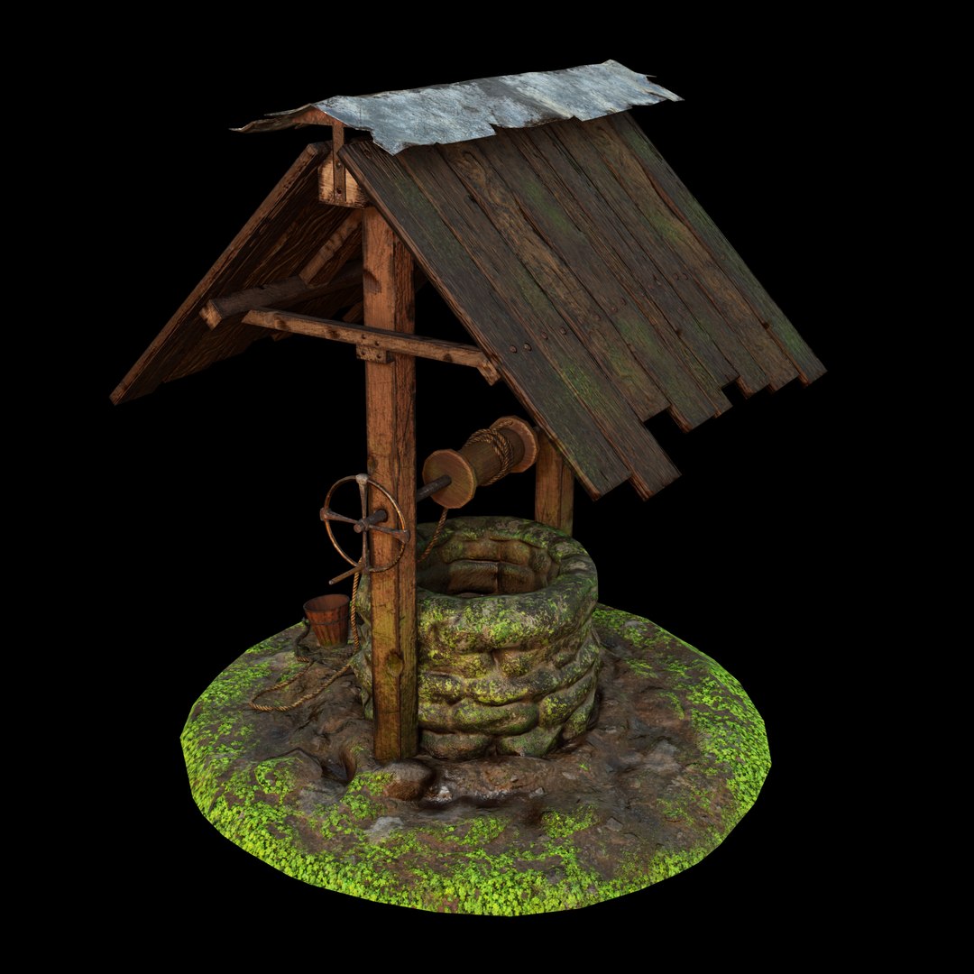 Water Well 3D Model - TurboSquid 2089625