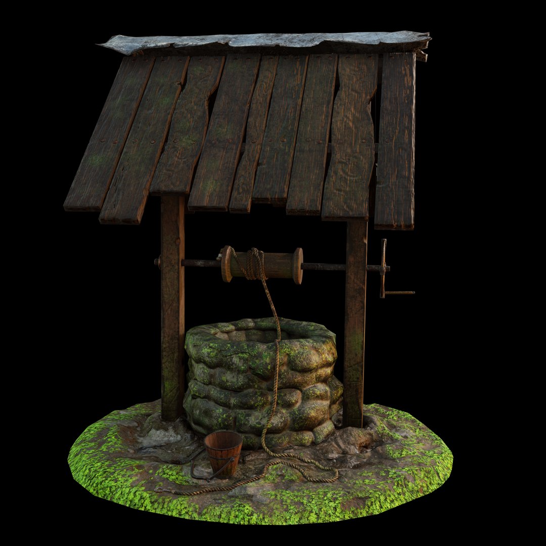 Water Well 3D Model - TurboSquid 2089625