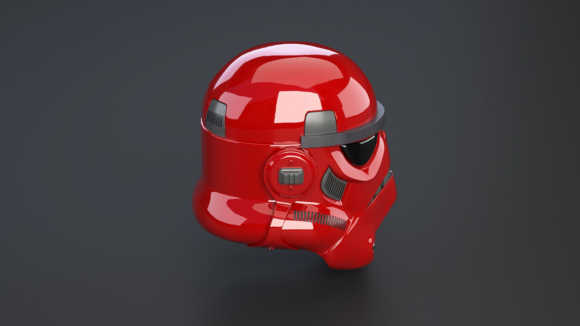 Stormtrooper Red Helmet 3D Model - TurboSquid 2248247