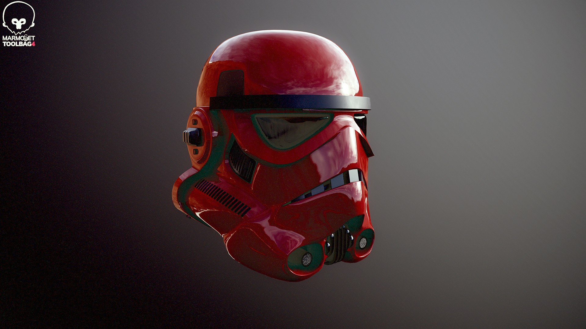 Stormtrooper Red Helmet 3D Model - TurboSquid 2248247