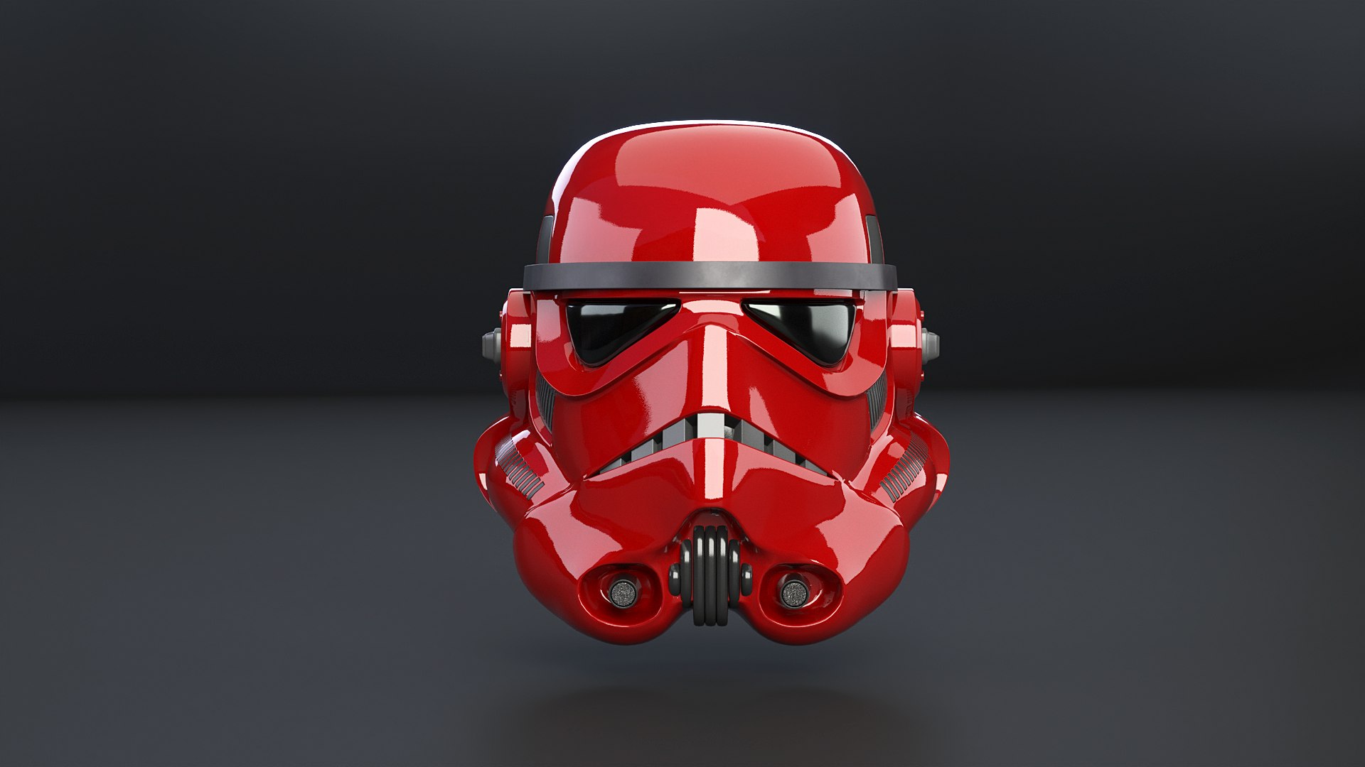 Stormtrooper Red Helmet 3D Model - TurboSquid 2248247
