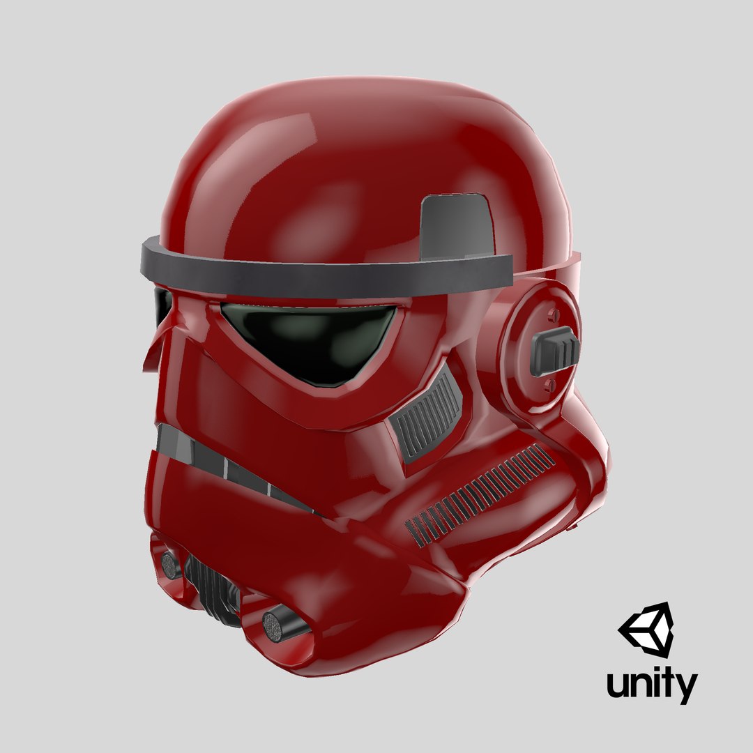 Stormtrooper Red Helmet 3D Model - TurboSquid 2248247