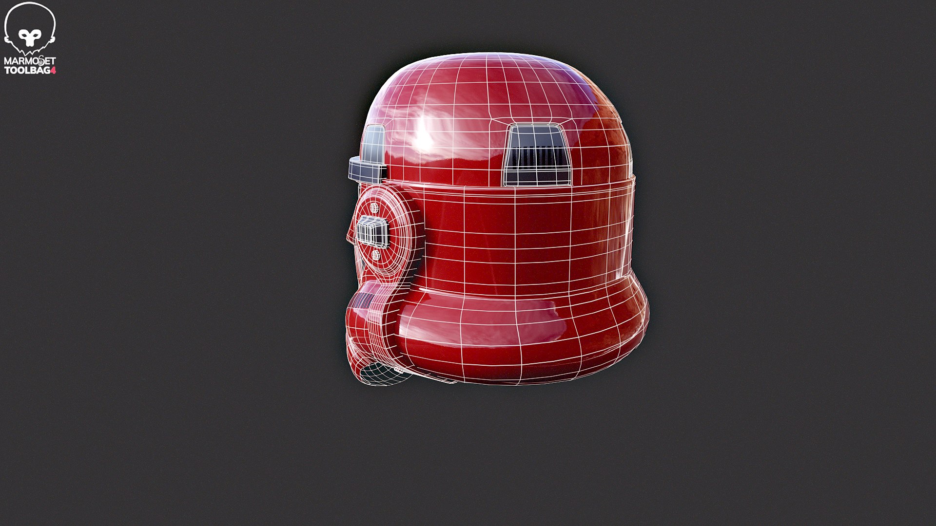 Stormtrooper Red Helmet 3D Model - TurboSquid 2248247