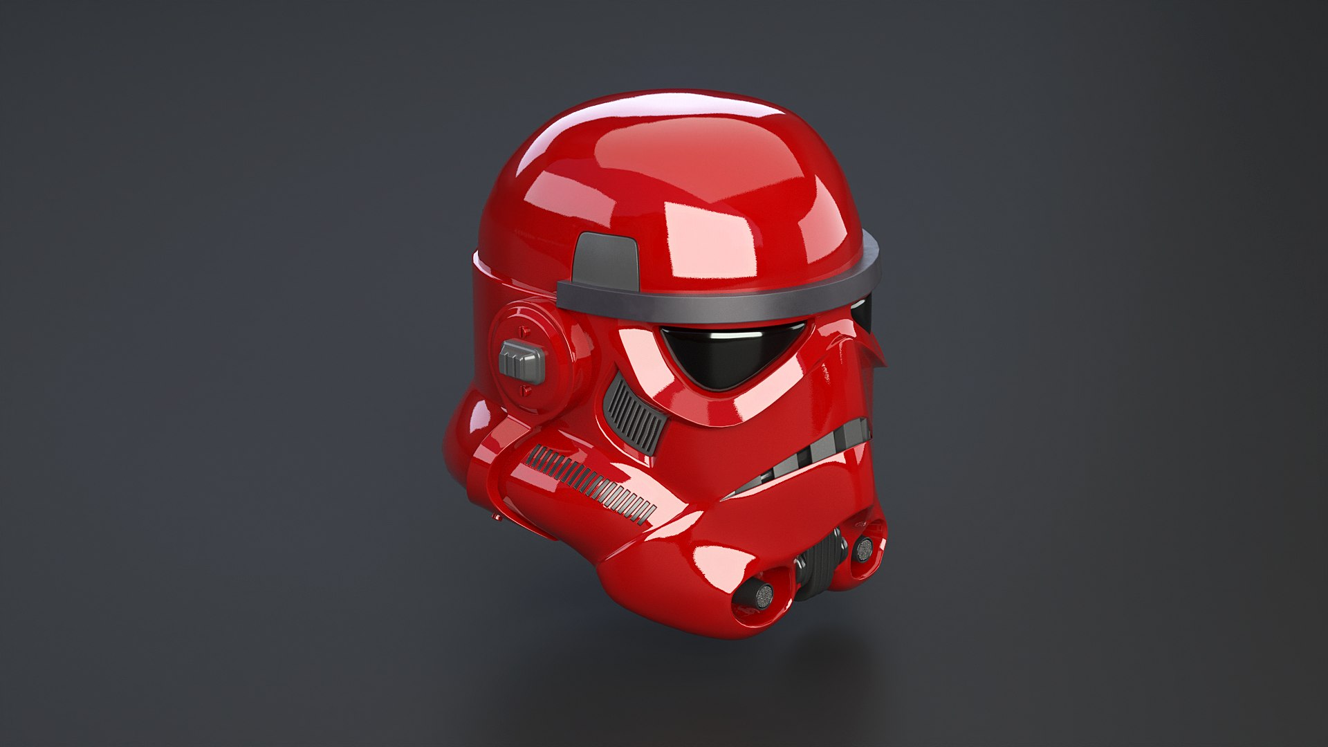 Stormtrooper Red Helmet 3D Model - TurboSquid 2248247