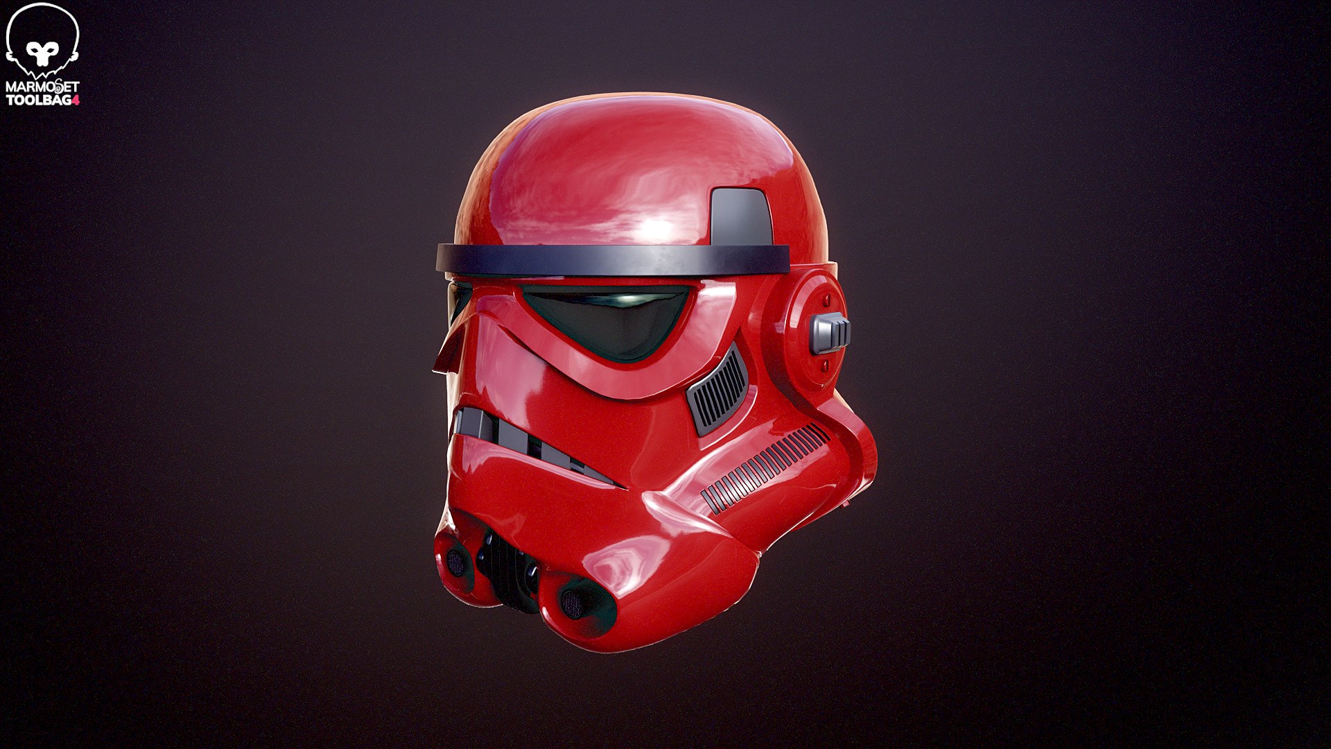 Stormtrooper Red Helmet 3D Model - TurboSquid 2248247