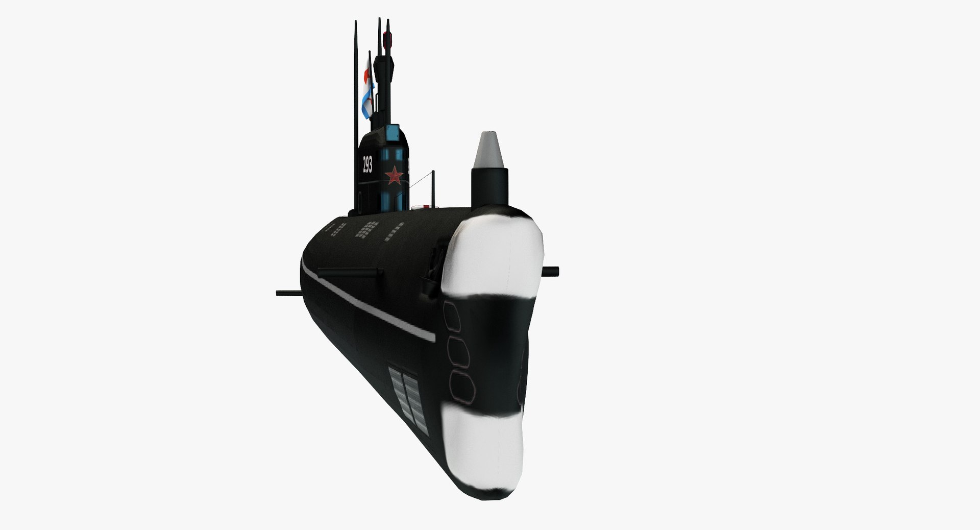 Foxtrot Submarine Project 641 3D Model - TurboSquid 1174610