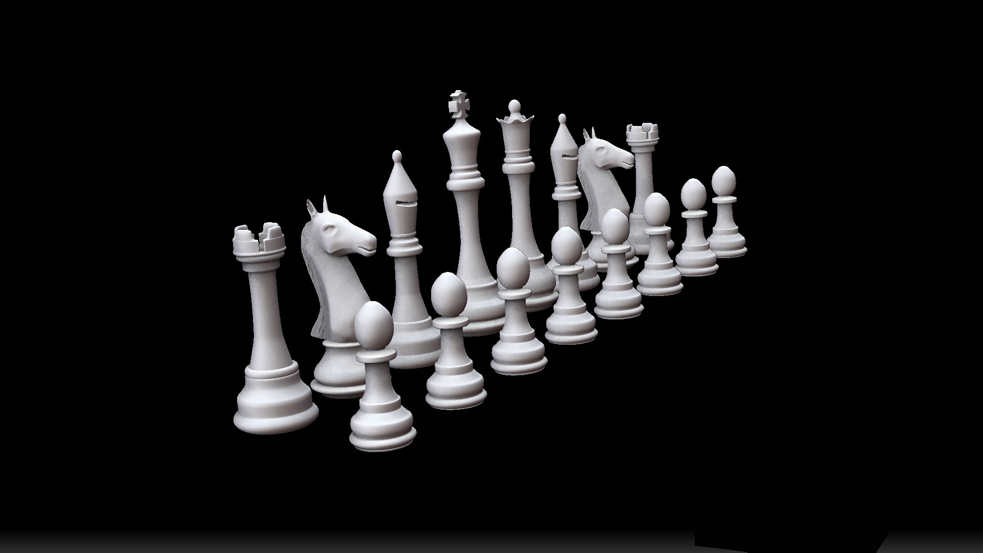 3D Model Chess Board Wood - TurboSquid 1877999