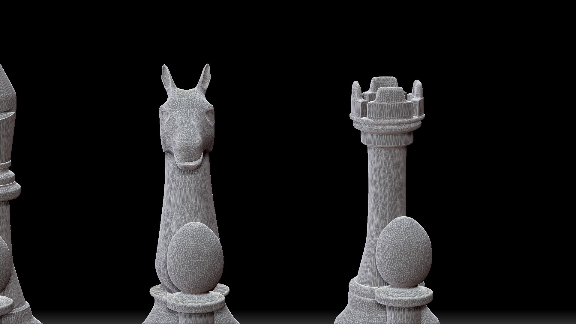 3D Model Chess Board Wood - TurboSquid 1877999