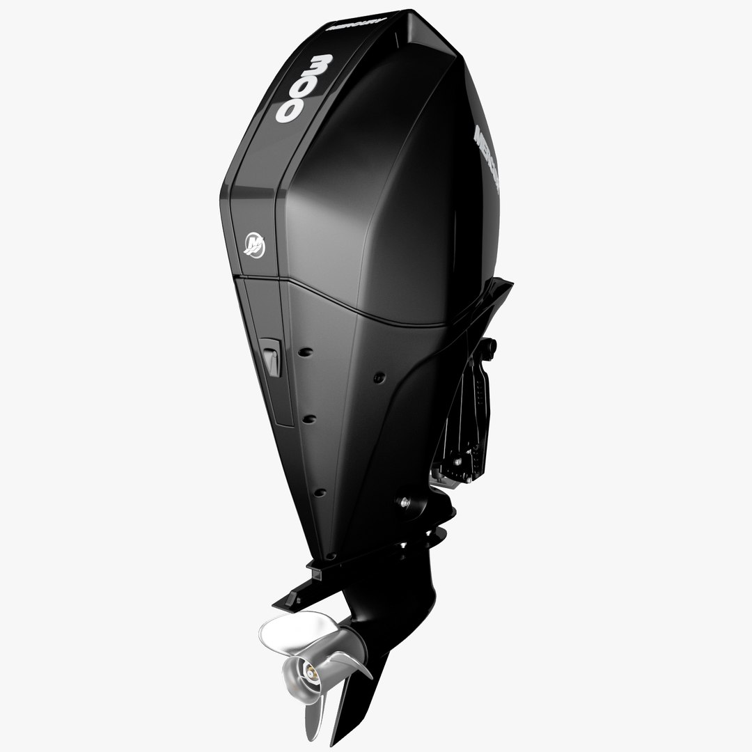 3D Mercury Fourstroke 300hp V8 Model - TurboSquid 1333774