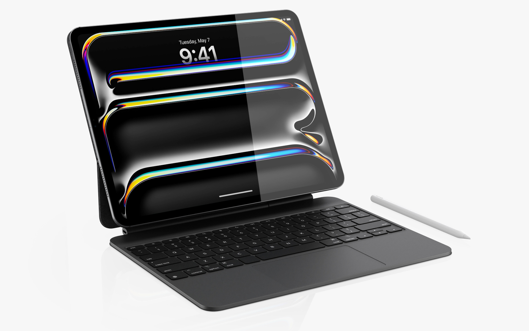 Apple IPad Pro 13-inch And 11-inch M4 With Magic Keyboard 3D Model ...