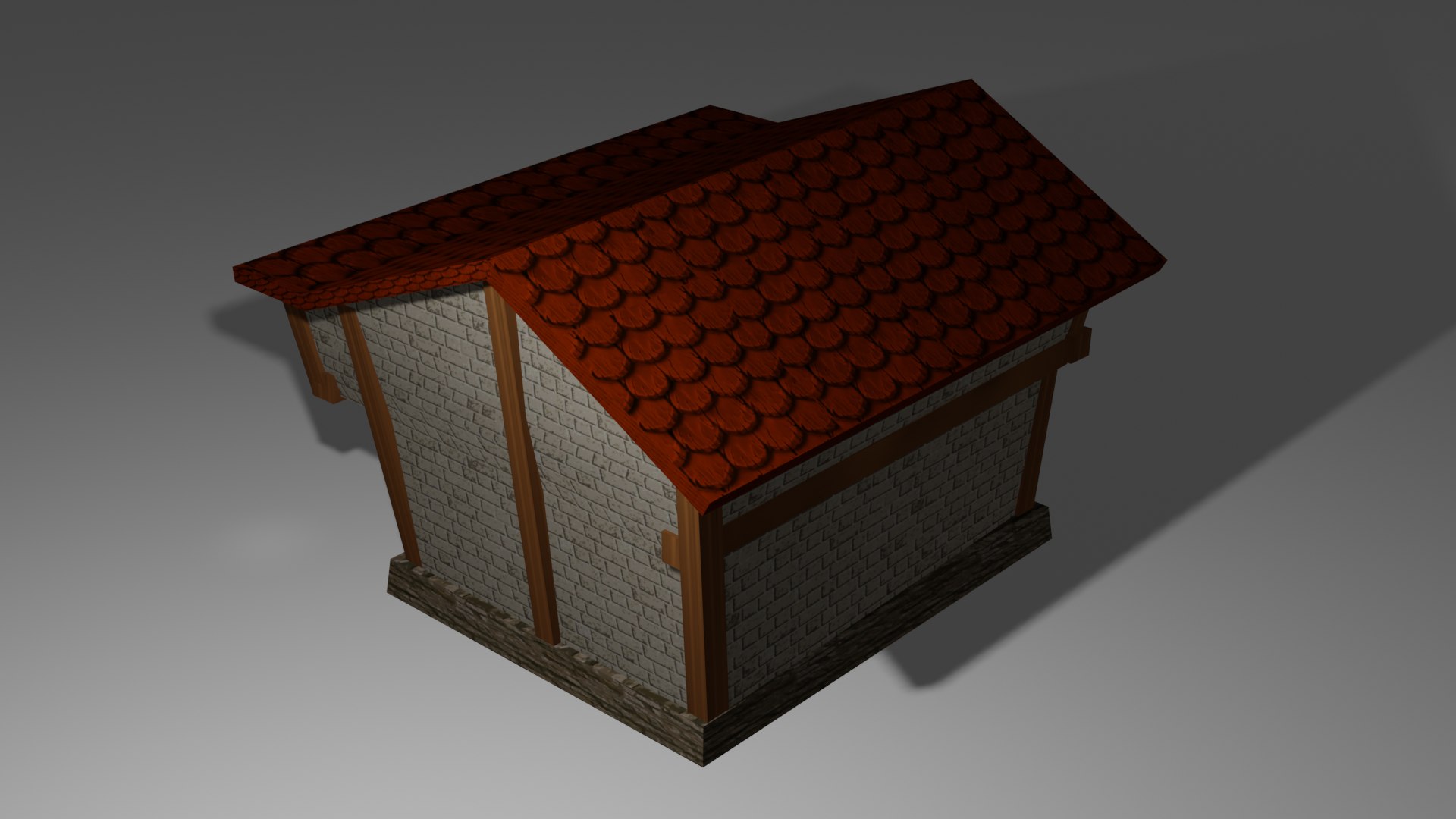 Free Stone Merchant Building 3d Model