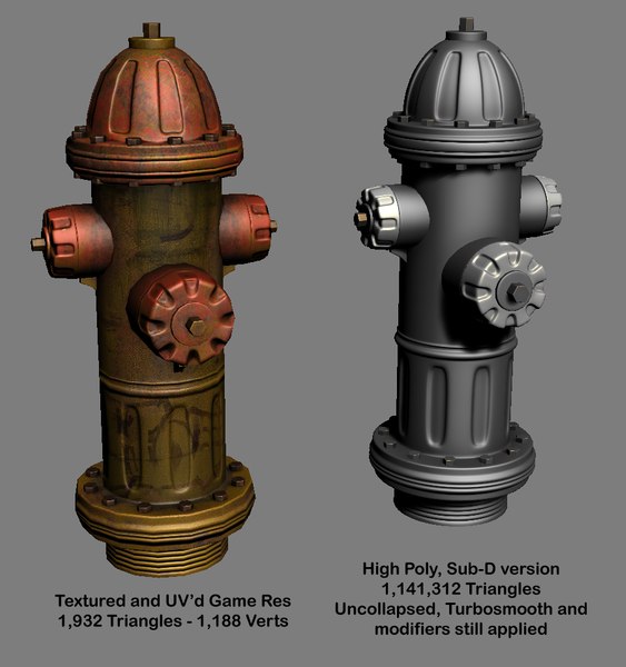 3dsmax hydrant prop