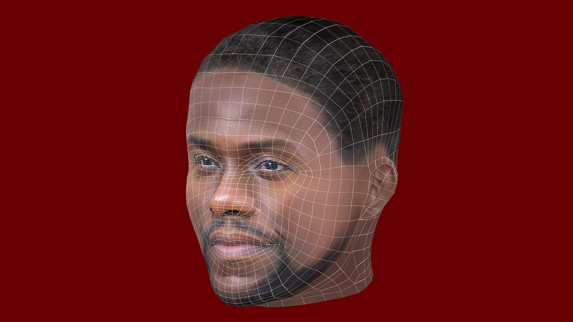 3D Kevin Hart Head - Low Poly Head For Game Low-poly - TurboSquid 2193090