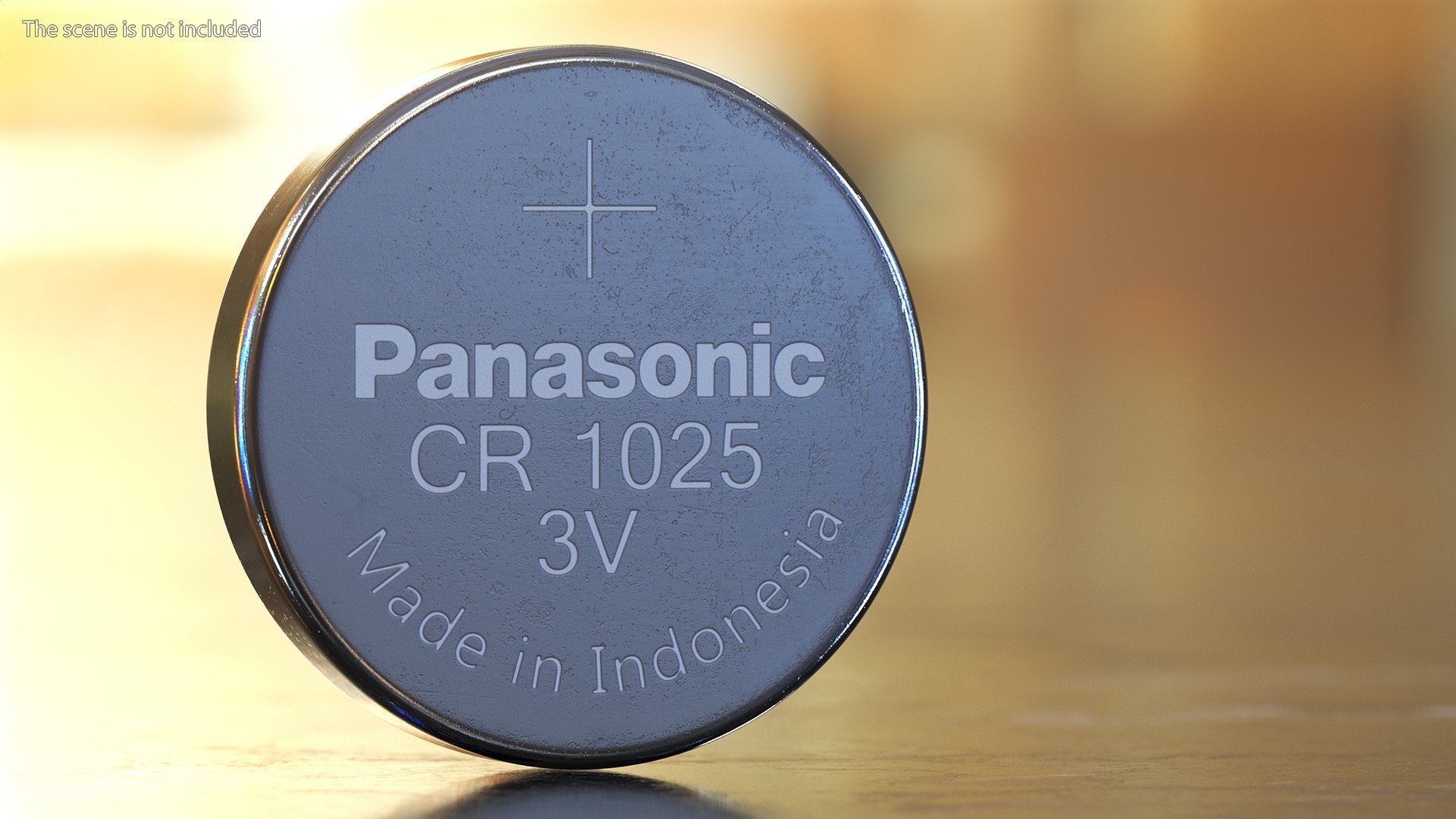Button Cell Battery Panasonic CR1025 3D Model - TurboSquid 1919159