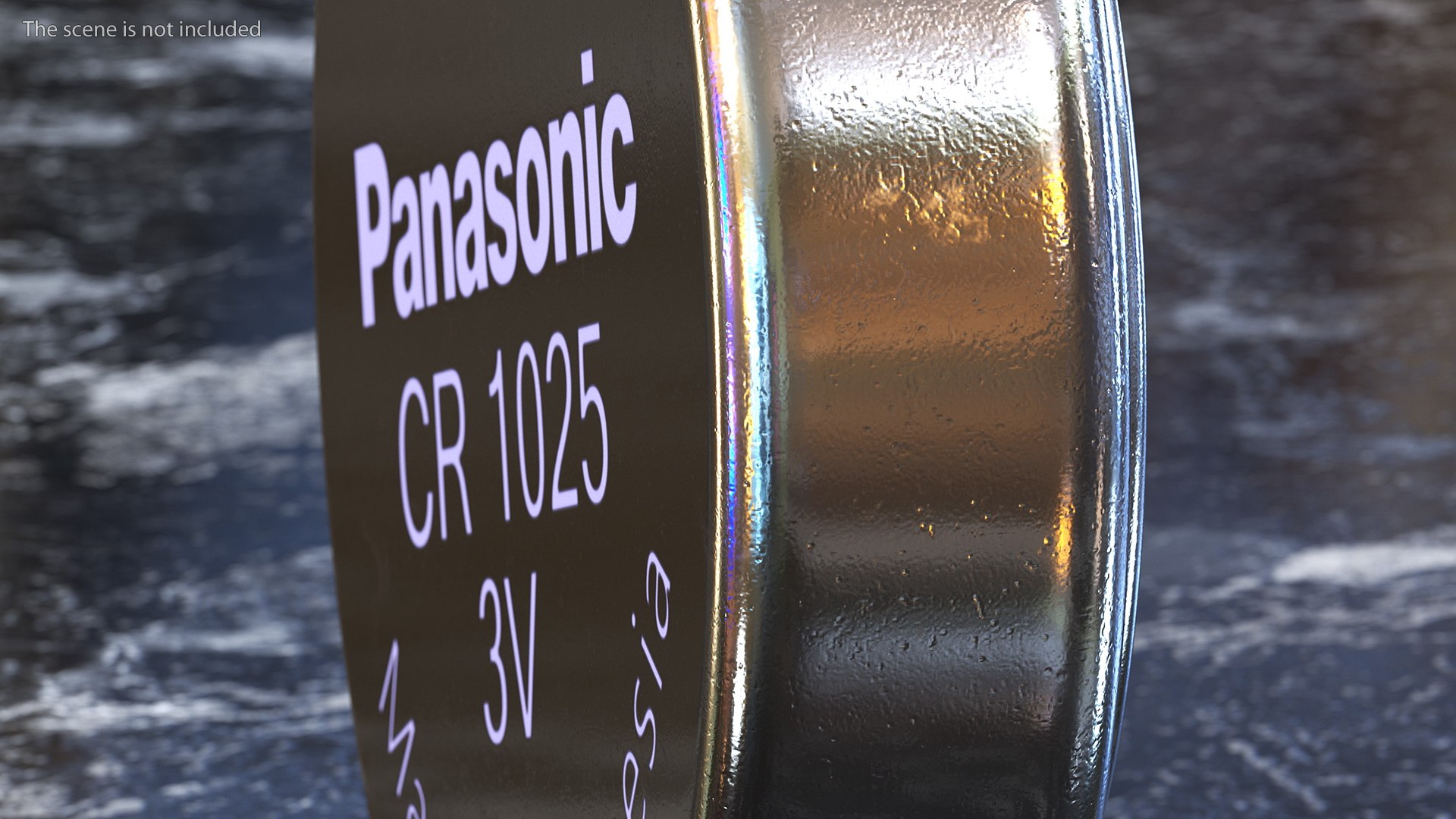 Button Cell Battery Panasonic CR1025 3D Model - TurboSquid 1919159