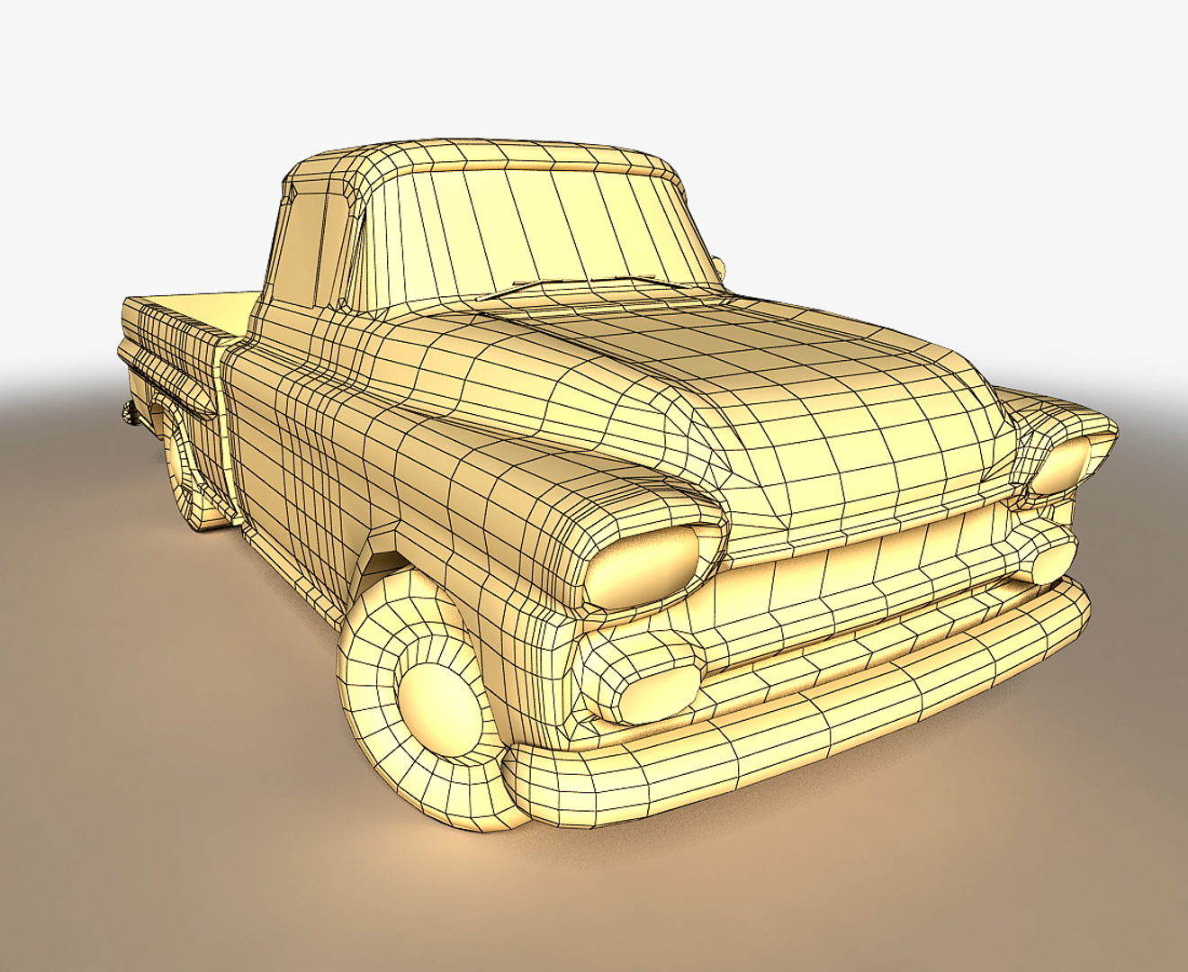3D chevy apache - TurboSquid 1304751