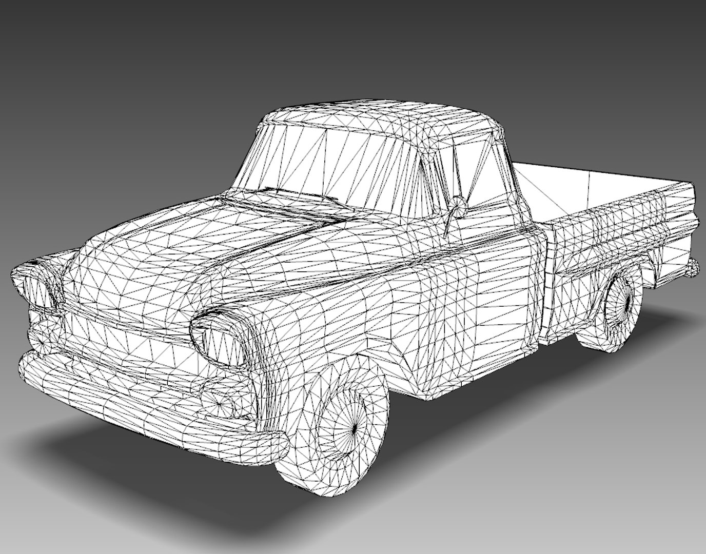3D chevy apache - TurboSquid 1304751