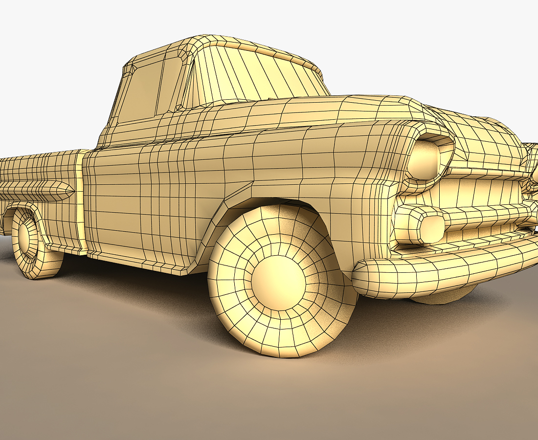 3D chevy apache - TurboSquid 1304751