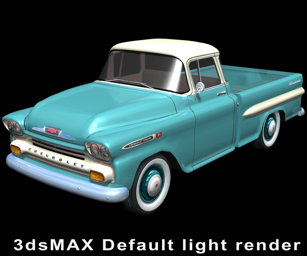 3D chevy apache - TurboSquid 1304751
