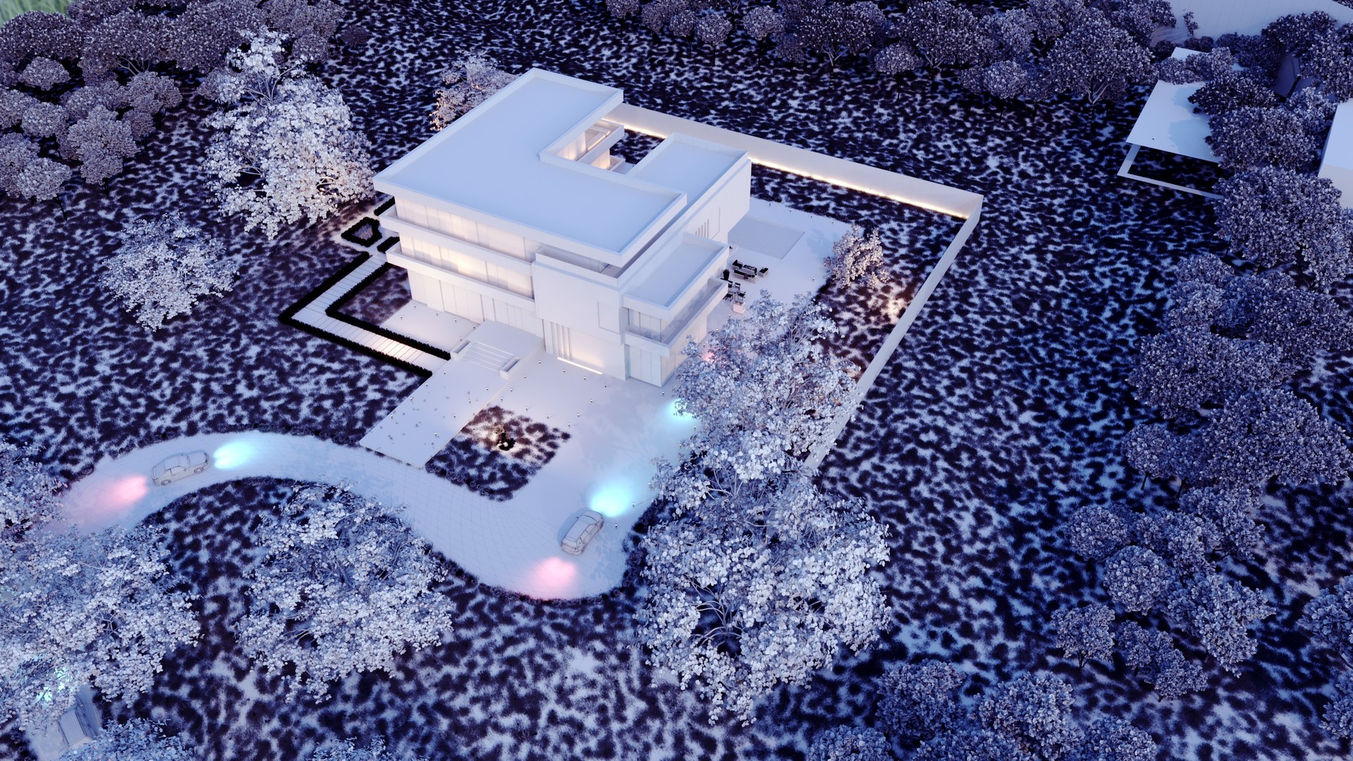 Villa Prototype Modern House Furnished Project Luxurious Clash Free ...