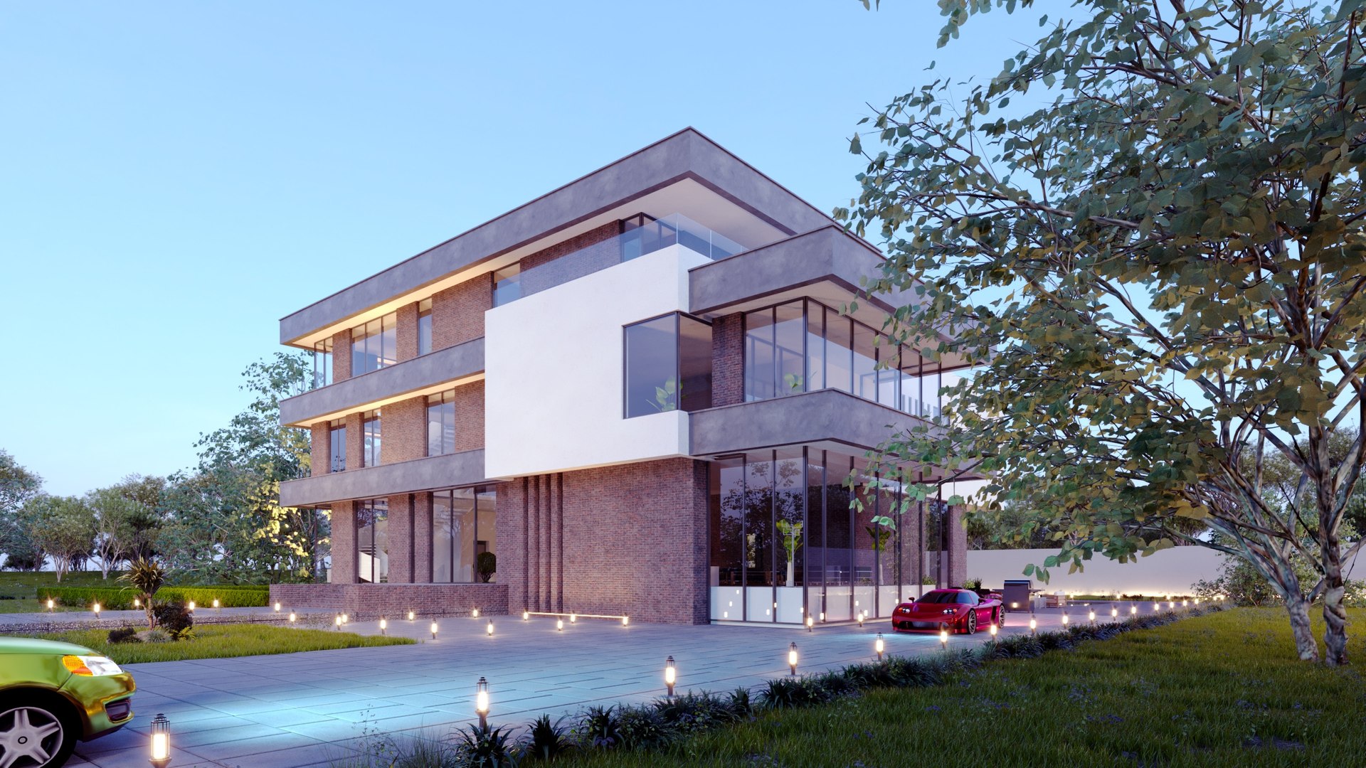 Villa Prototype Modern House Furnished Project Luxurious Clash Free ...