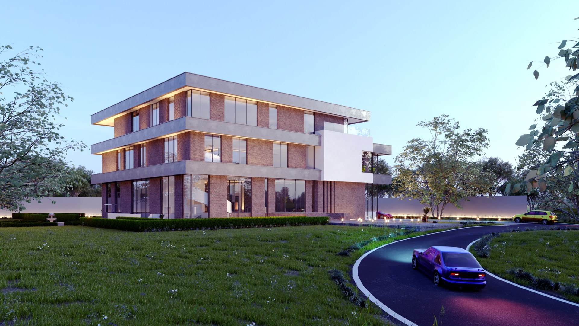 Villa Prototype Modern House Furnished Project Luxurious Clash Free Underground 3D Model ...