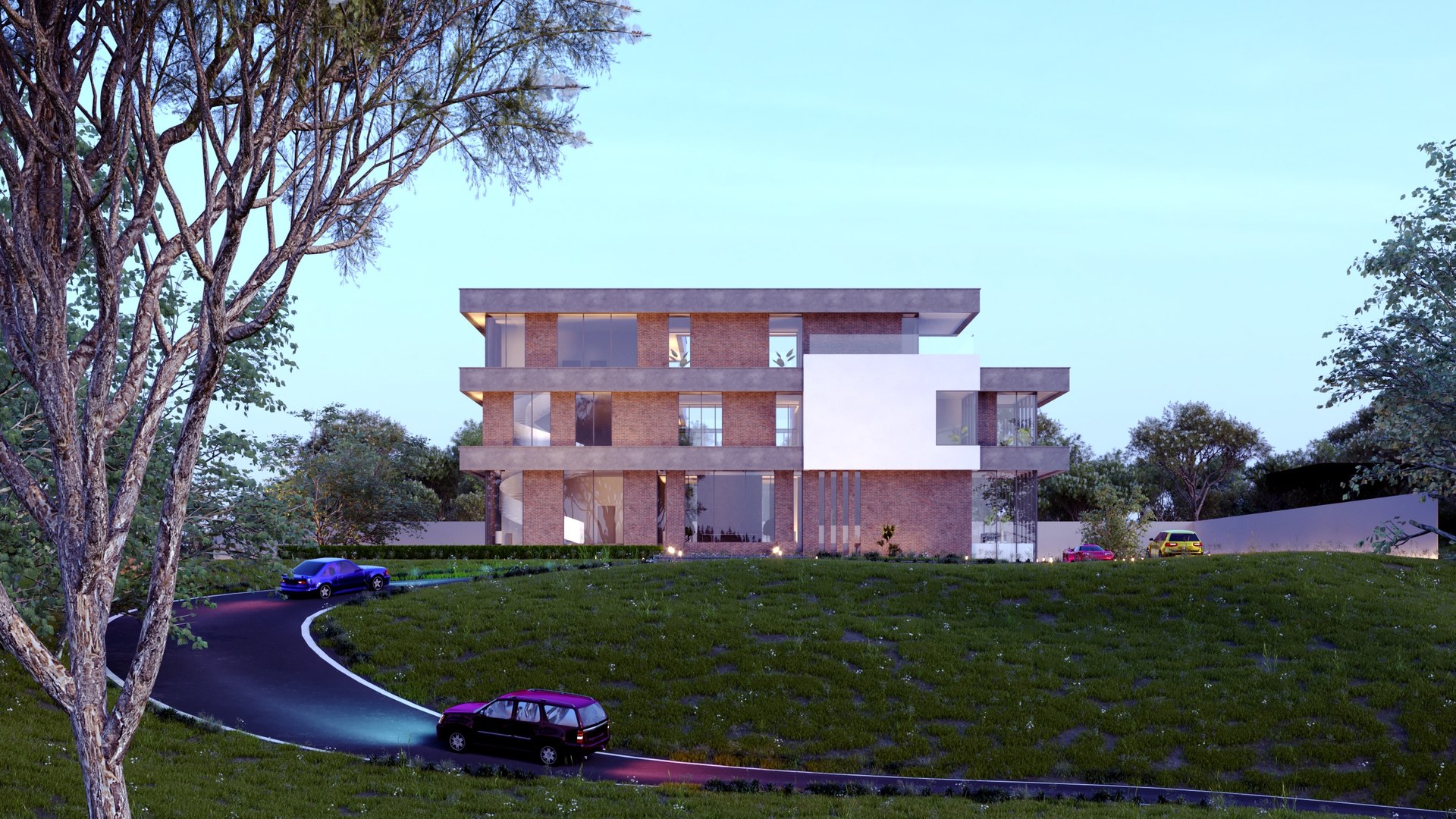 Villa Prototype Modern House Furnished Project Luxurious Clash Free ...