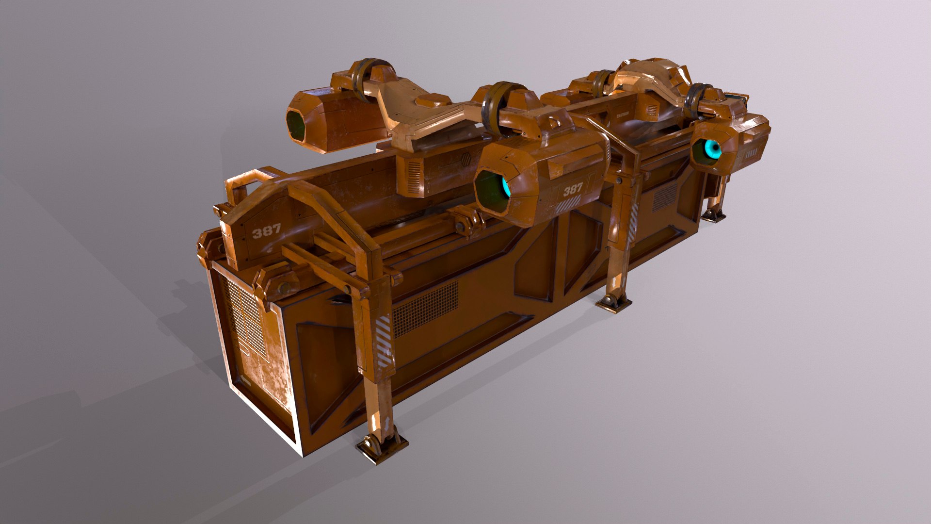 SpaceShip Loader 3D model - TurboSquid 1962560