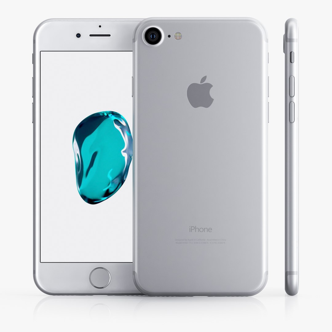 apple iphone 7 colors 3d model