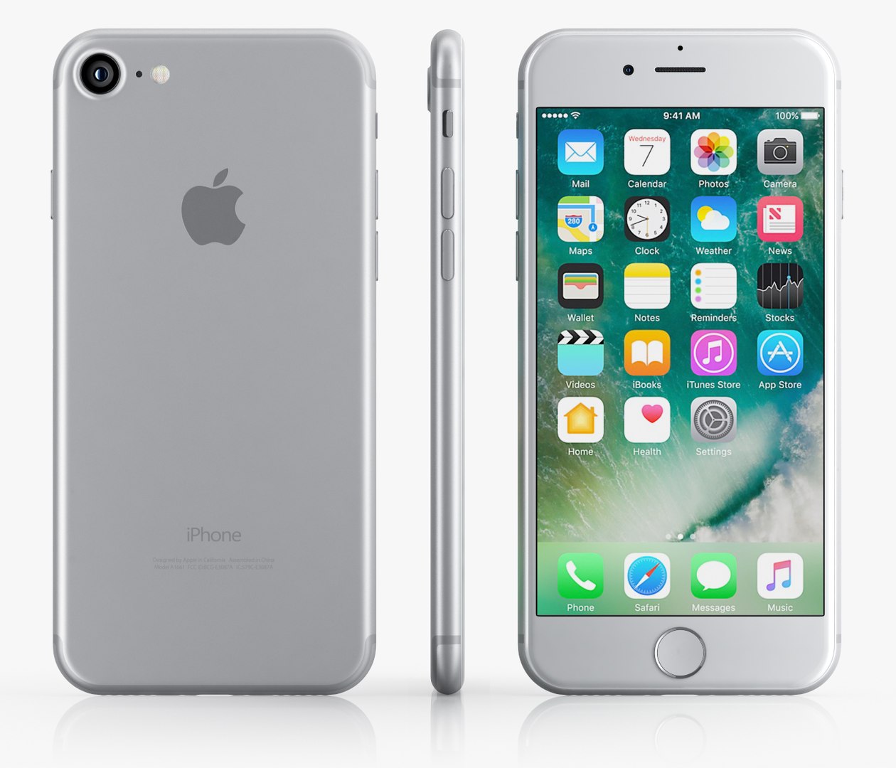 apple iphone 7 colors 3d model