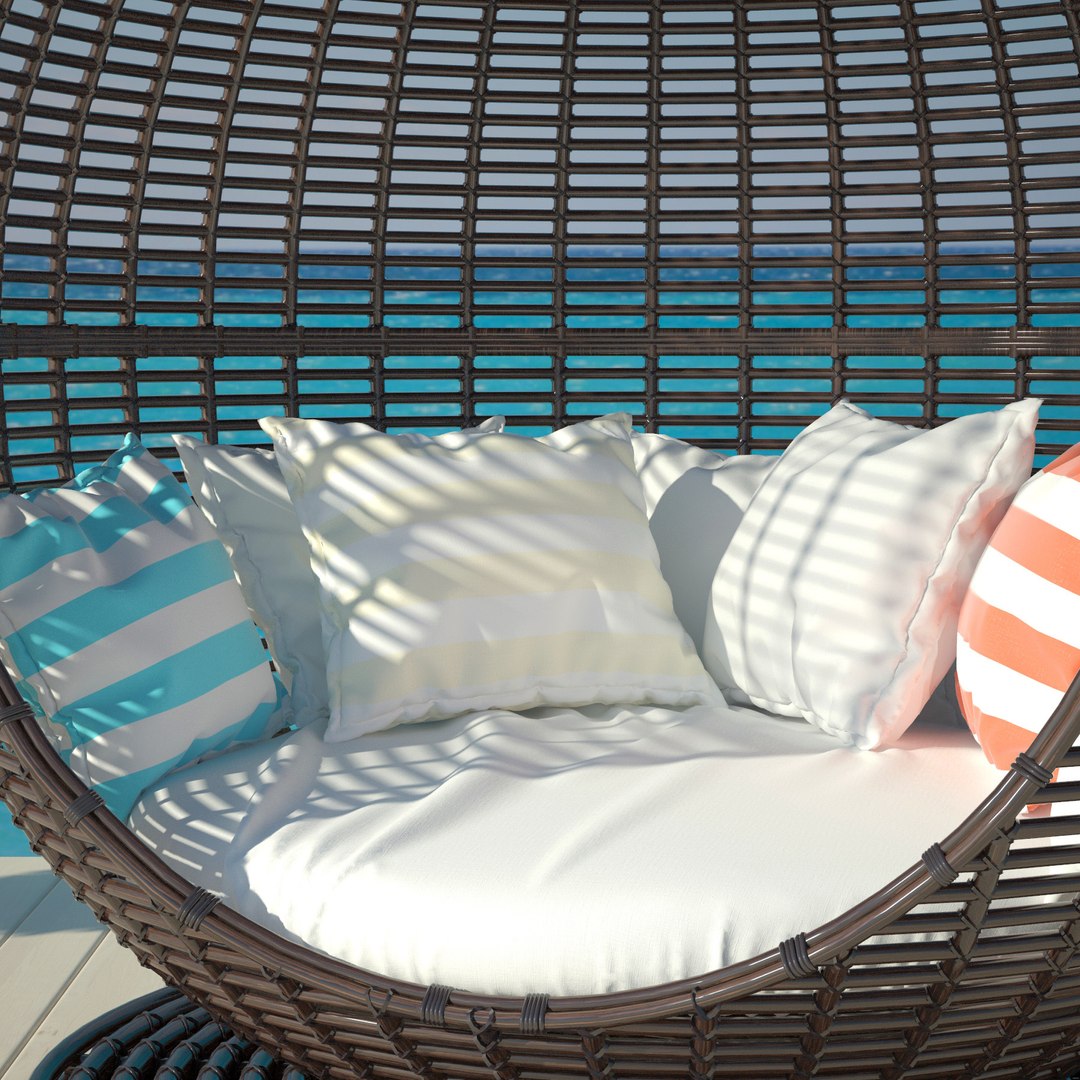 3d max garden apple bed