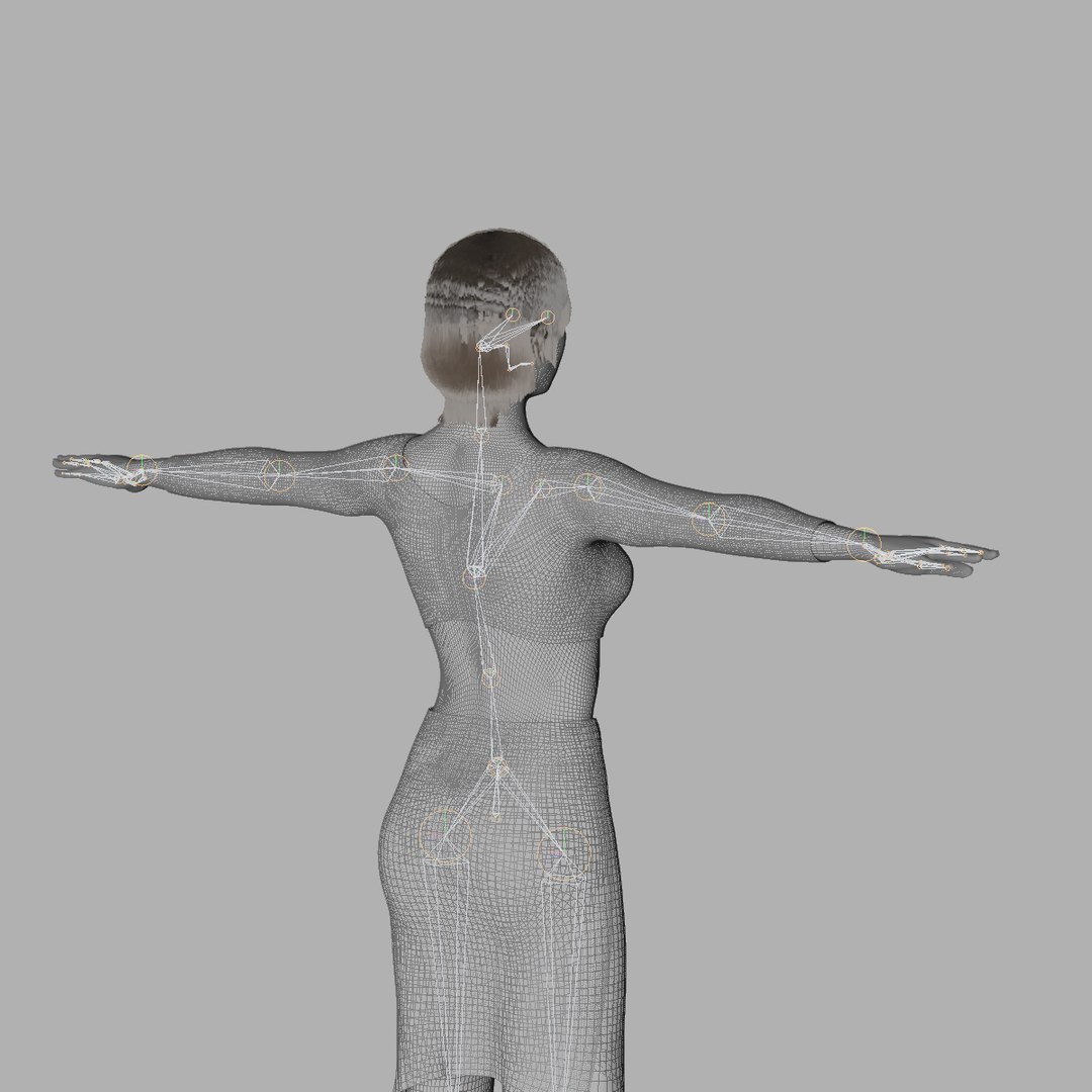 3ds Max Female Character Maggy