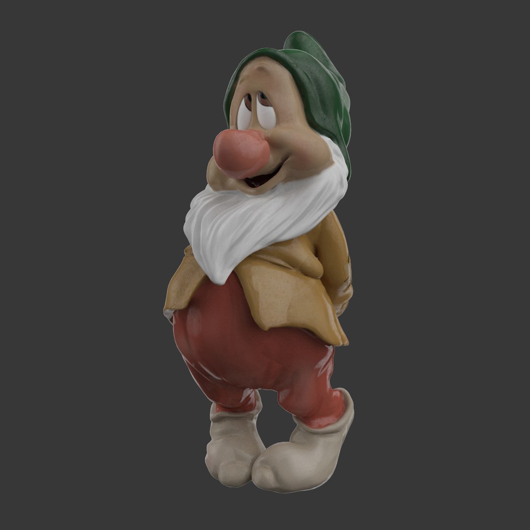 Bashful Dwarf 3d Model