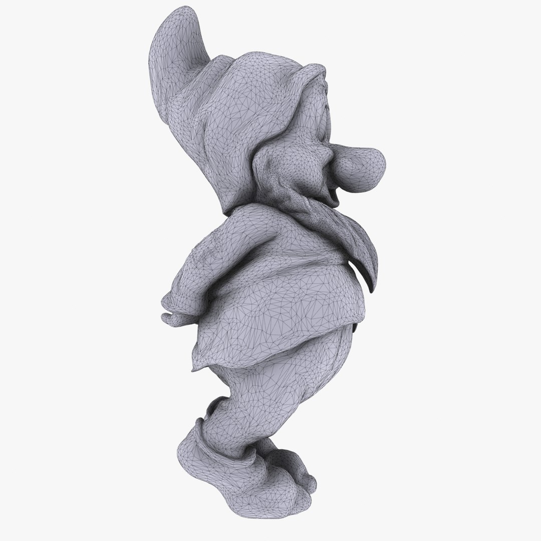 Bashful Dwarf 3d Model