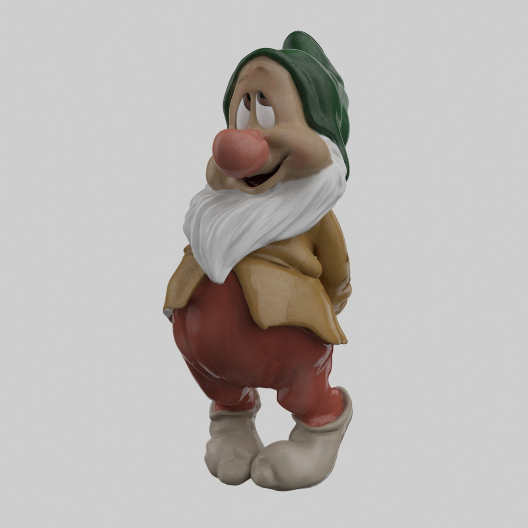 Bashful Dwarf 3d Model