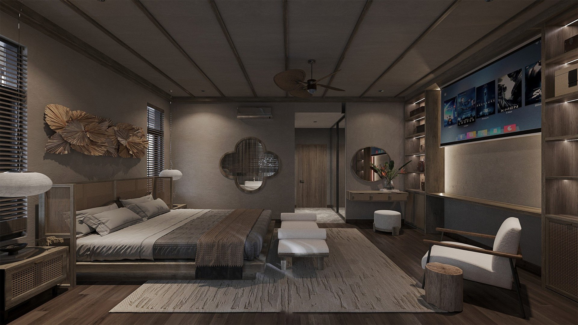 3D Master Bedroom 05 - HanhCT - MAX FBX OBJ SKP DAE Simlab Model - TurboSquid 2220643