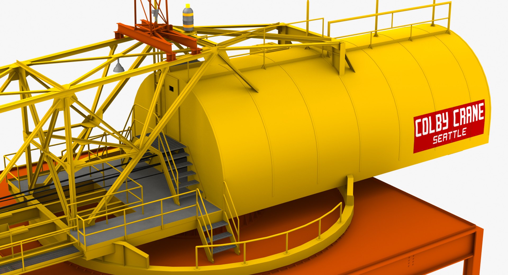 Colby Hammerhead Crane 3D Model - TurboSquid 1354114