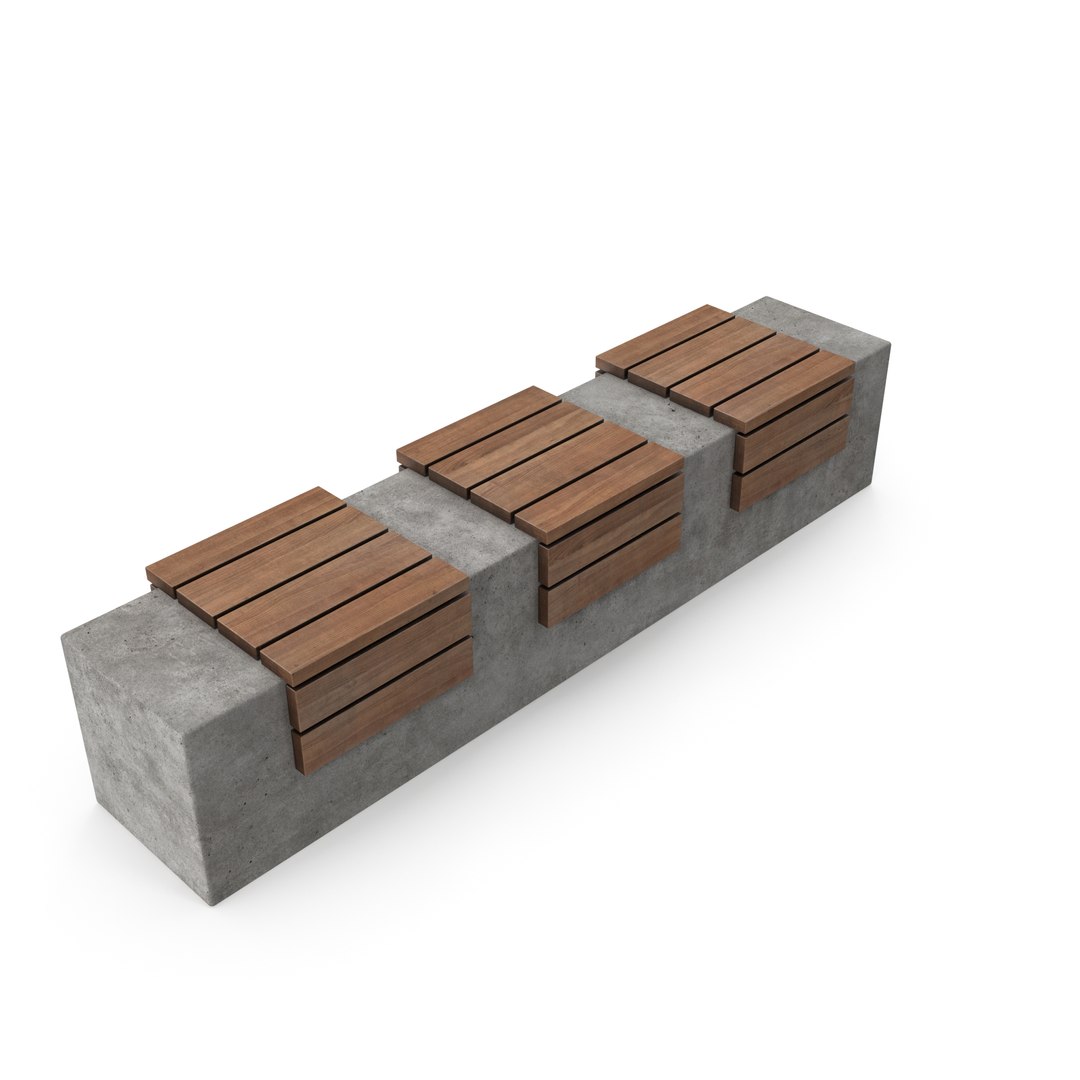 Bench 3D model - TurboSquid 1756219