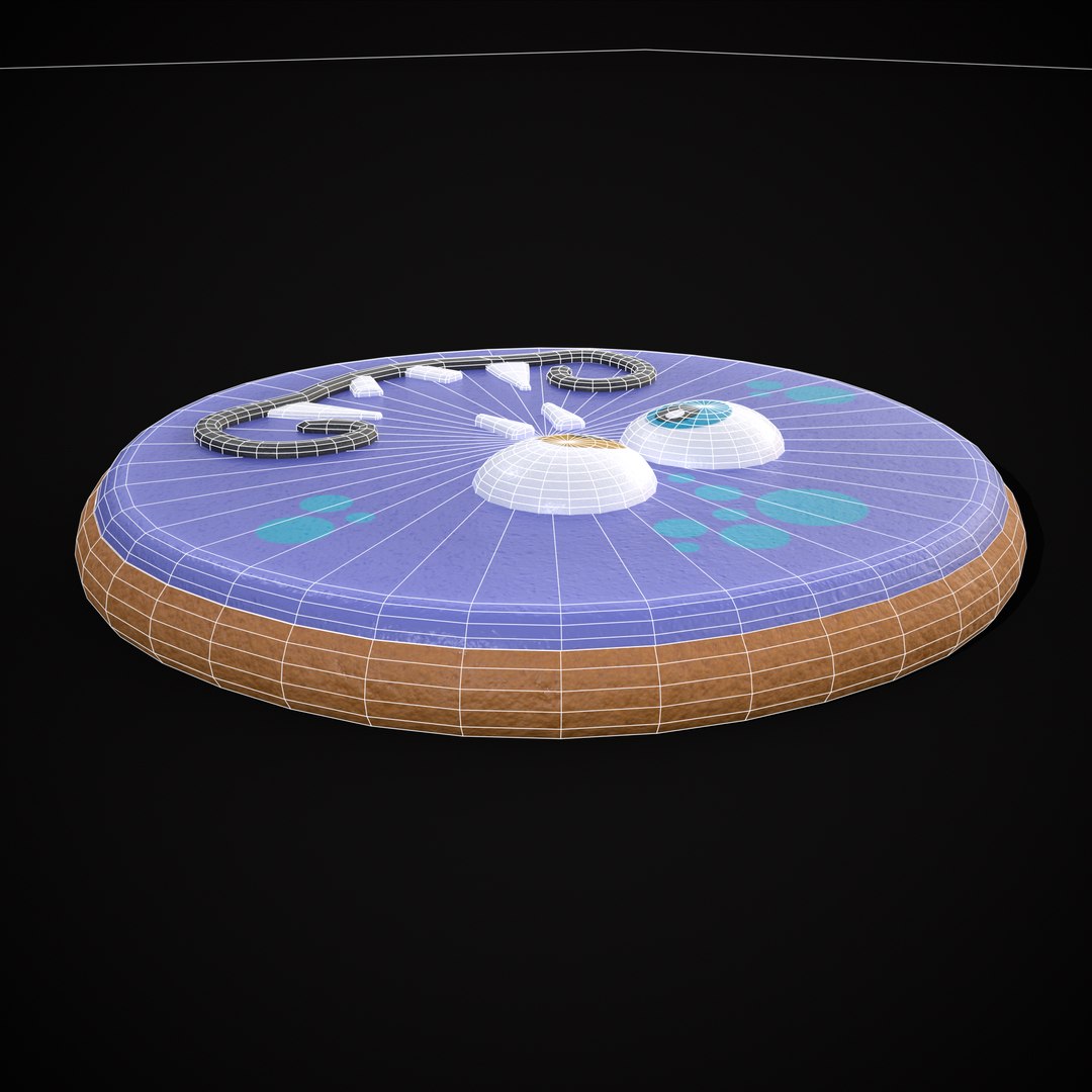 Goofy Circle Monster Cookies 3D - TurboSquid 2063882